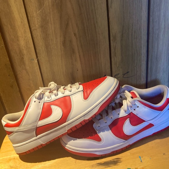 Nike | Shoes | Nike Dunk Low Championship Red | Poshmark
